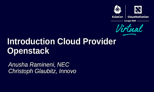 2020 Kubecon Cloudnativecon Europe